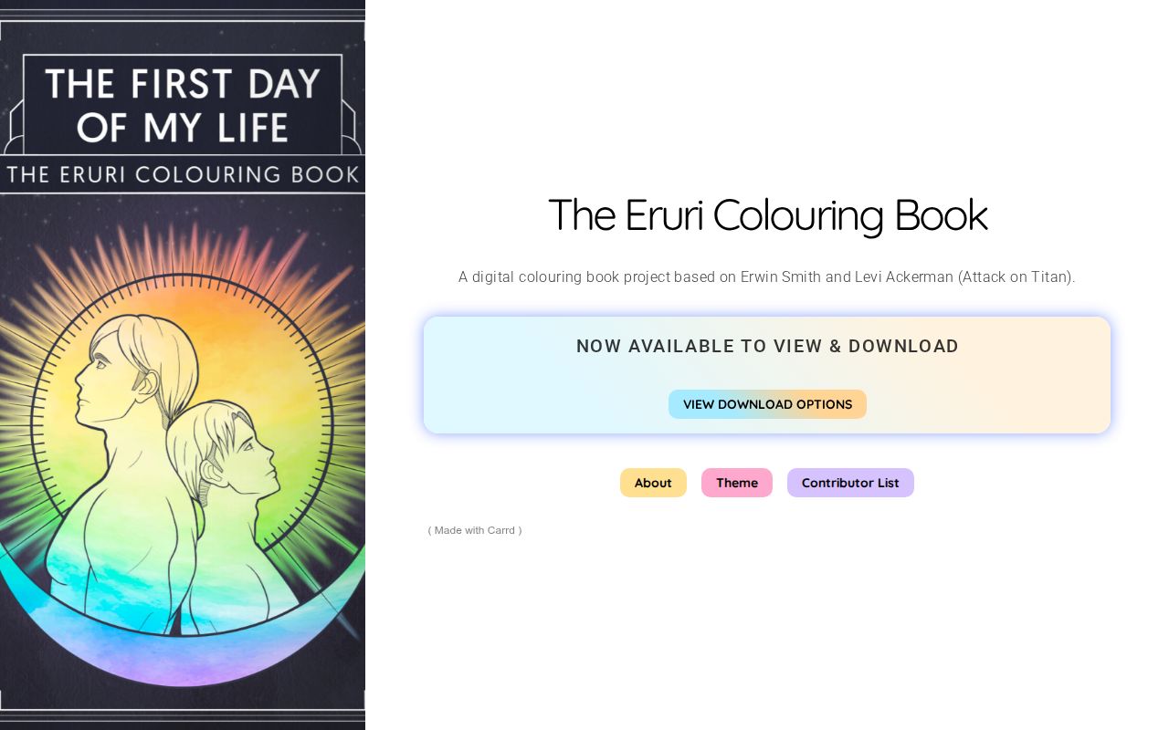 The Eruri Colouring Book